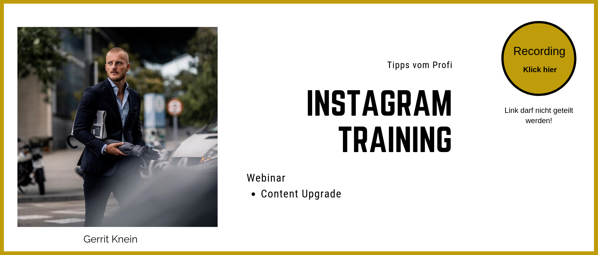 Instagram Training 7.4 - Joachim Lembcke